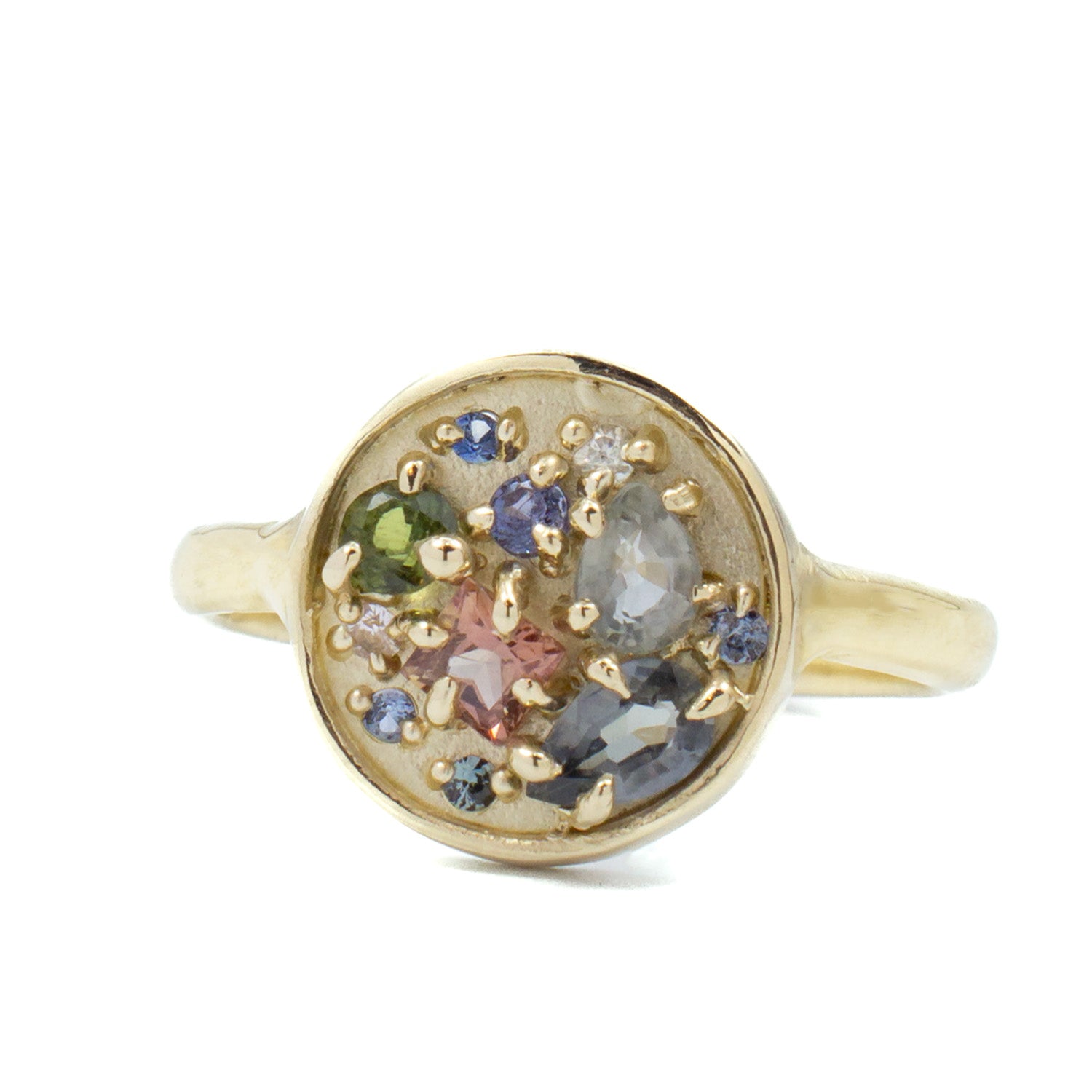 Sapphire Splash Ring – Silverado Gallery