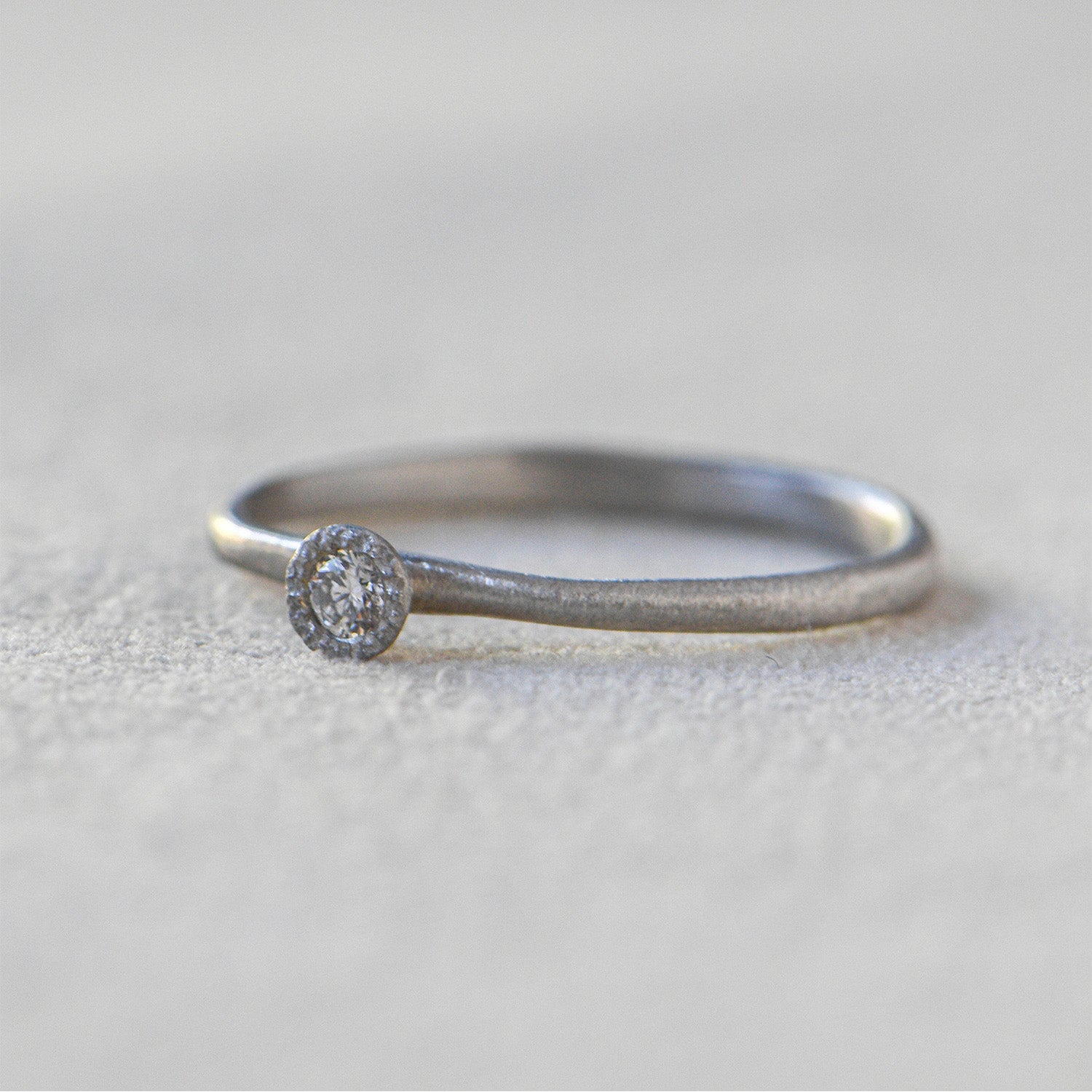 Colorless Diamond Ring – Silverado Gallery