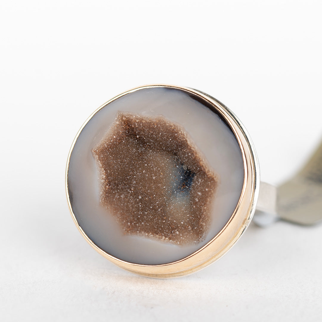 Trunk Show Bali Dark Druzy Ring – Silverado Gallery