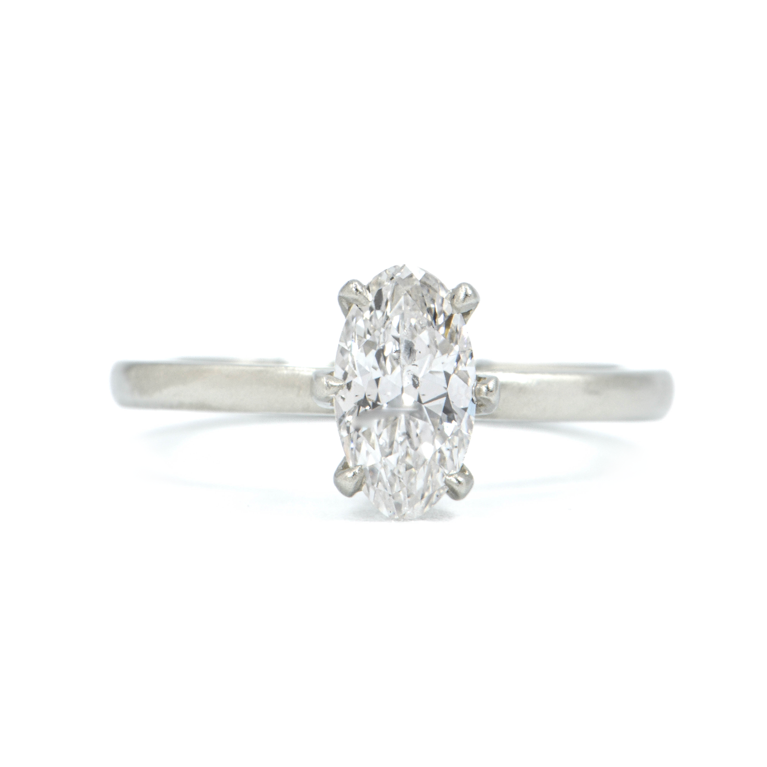 Old European Moval Cut Diamond Ring – Silverado Gallery