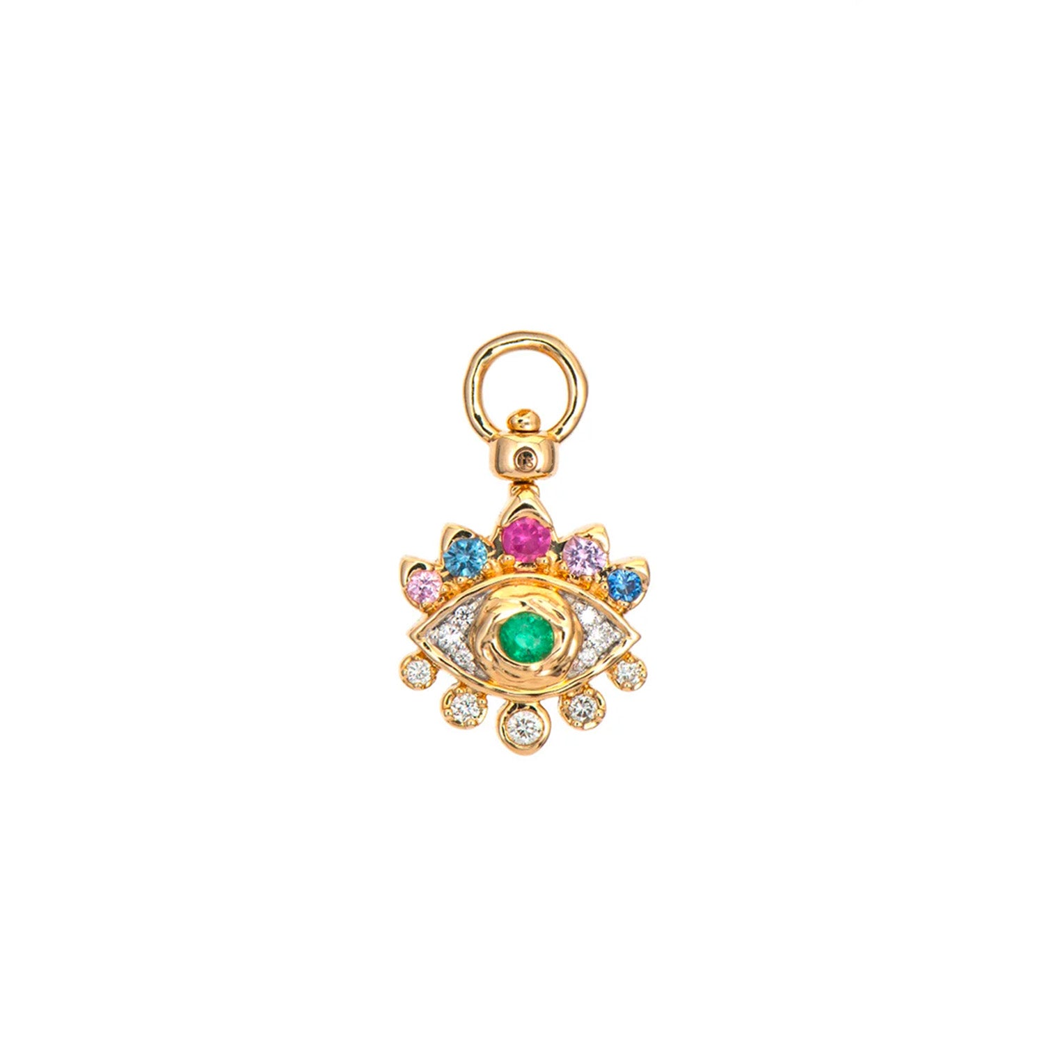 Bejeweled Evil Eye Top Switch Charm – Silverado Gallery