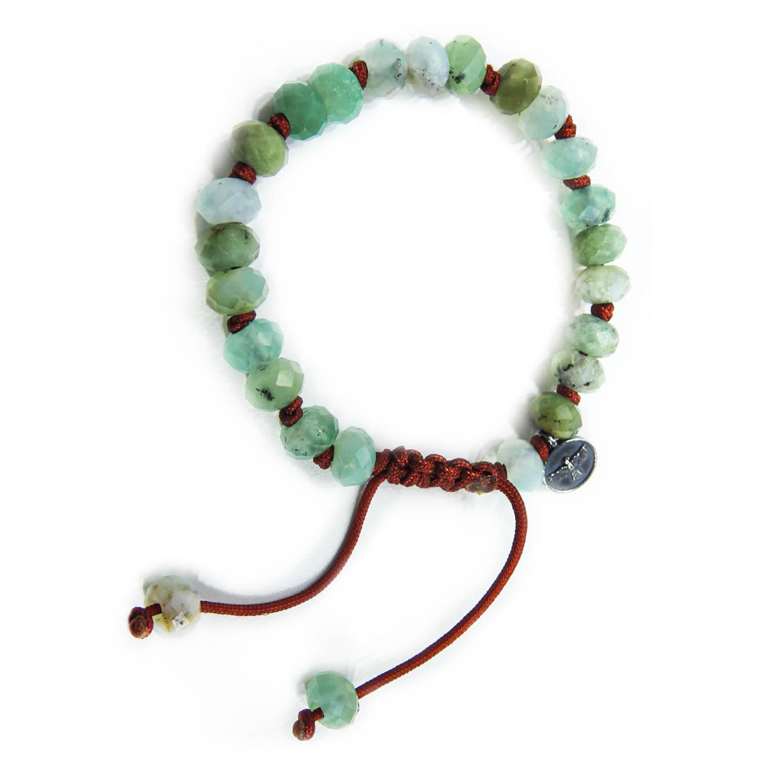 8mm Faceted Chrysoprase Bracelet – Silverado Gallery