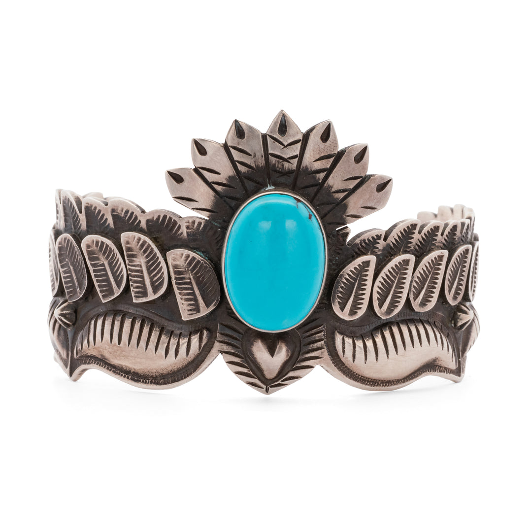 Eagle Turquoise Cuff – Silverado Gallery